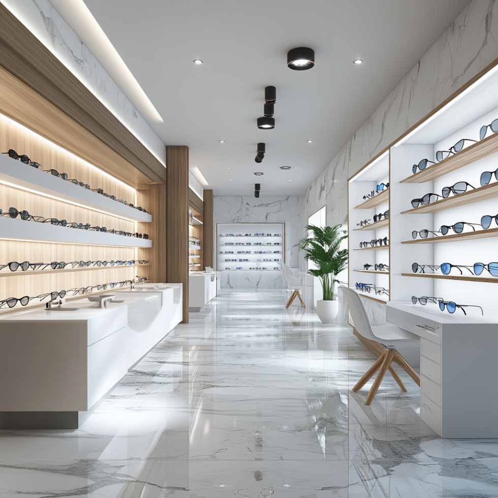Agencer et décorer un magasin d'optique | Agence Votre Intérieur